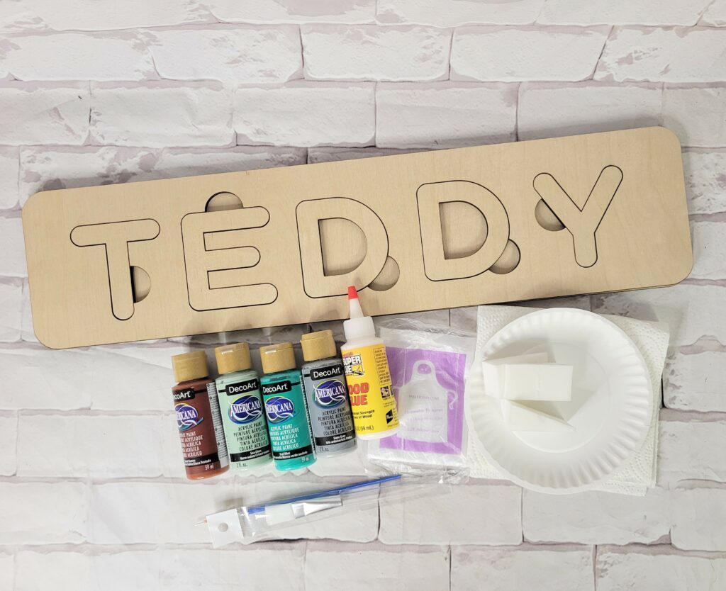Personalized Name Puzzle DIY kit - MyMakerscape